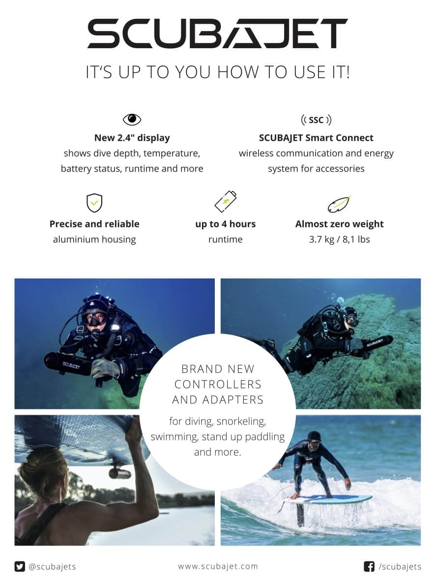 SCUBAJET PRO Underwater scooter - TechGadget.gr