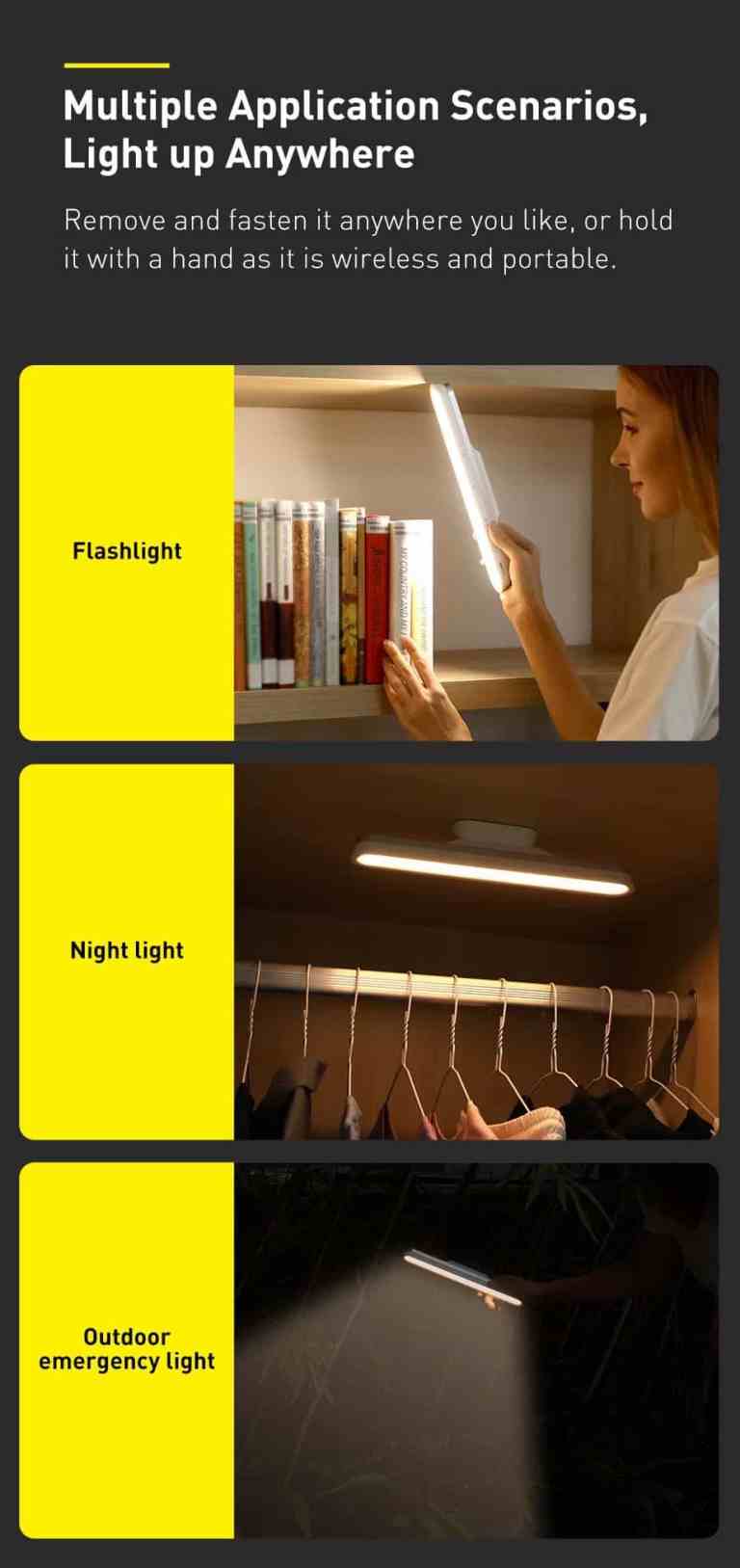 Wireless Magnetic Desk Led Lamp Pro Baseus | TechGadget.gr